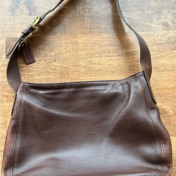 Coach | Bags | Vintage Coach Large Brown Leather Soho Shoulder Bag 461 ...